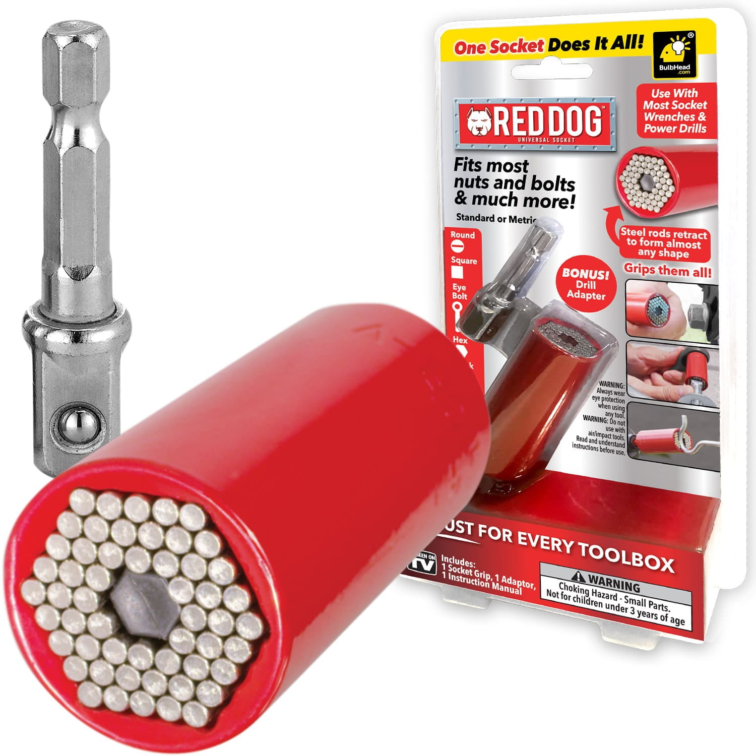 UPC 097298126680 - Red Dog Socket with Drill Adapter | upcitemdb.com