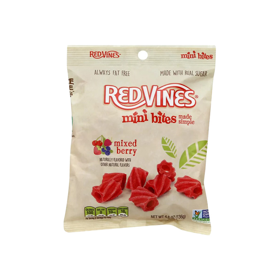 UPC 041364544120 - Red Vines Made Simple Mixed Berry Mini Bites 4.8 oz ...