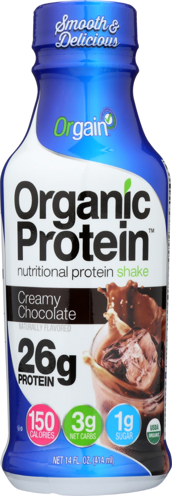 UPC 851770006231 - Orgain Organic Protein Shake Creamy Chocolate 14 fl ...