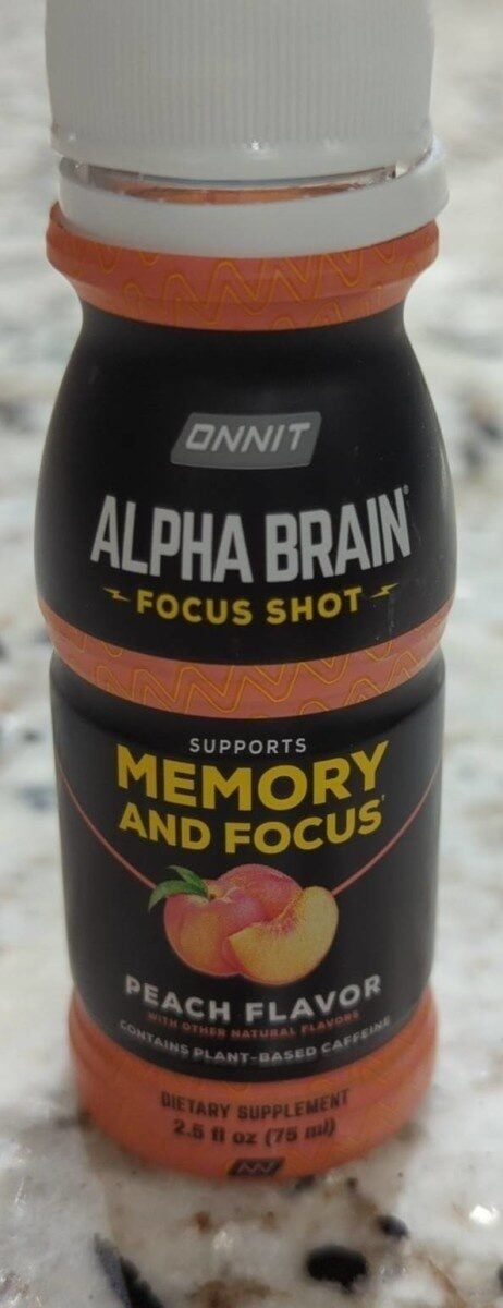 UPC 819444017624 - KHRM00389443 2.5 oz Alpha Brain Peach Focus Shot ...