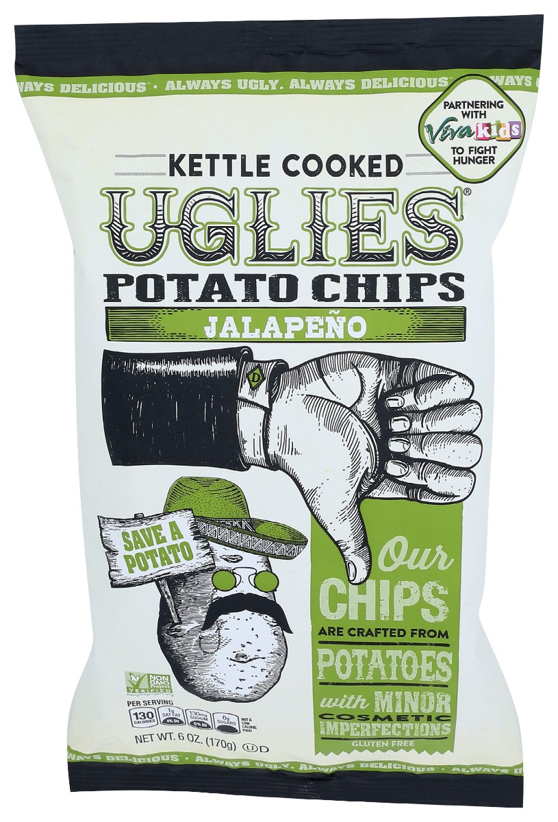 UPC 785654161108 - Uglies 6 oz Jalapeno Kettle Chips | upcitemdb.com