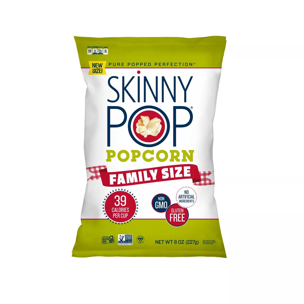UPC 816925022252 - SkinnyPop Original Popcorn Family Size - 8oz ...