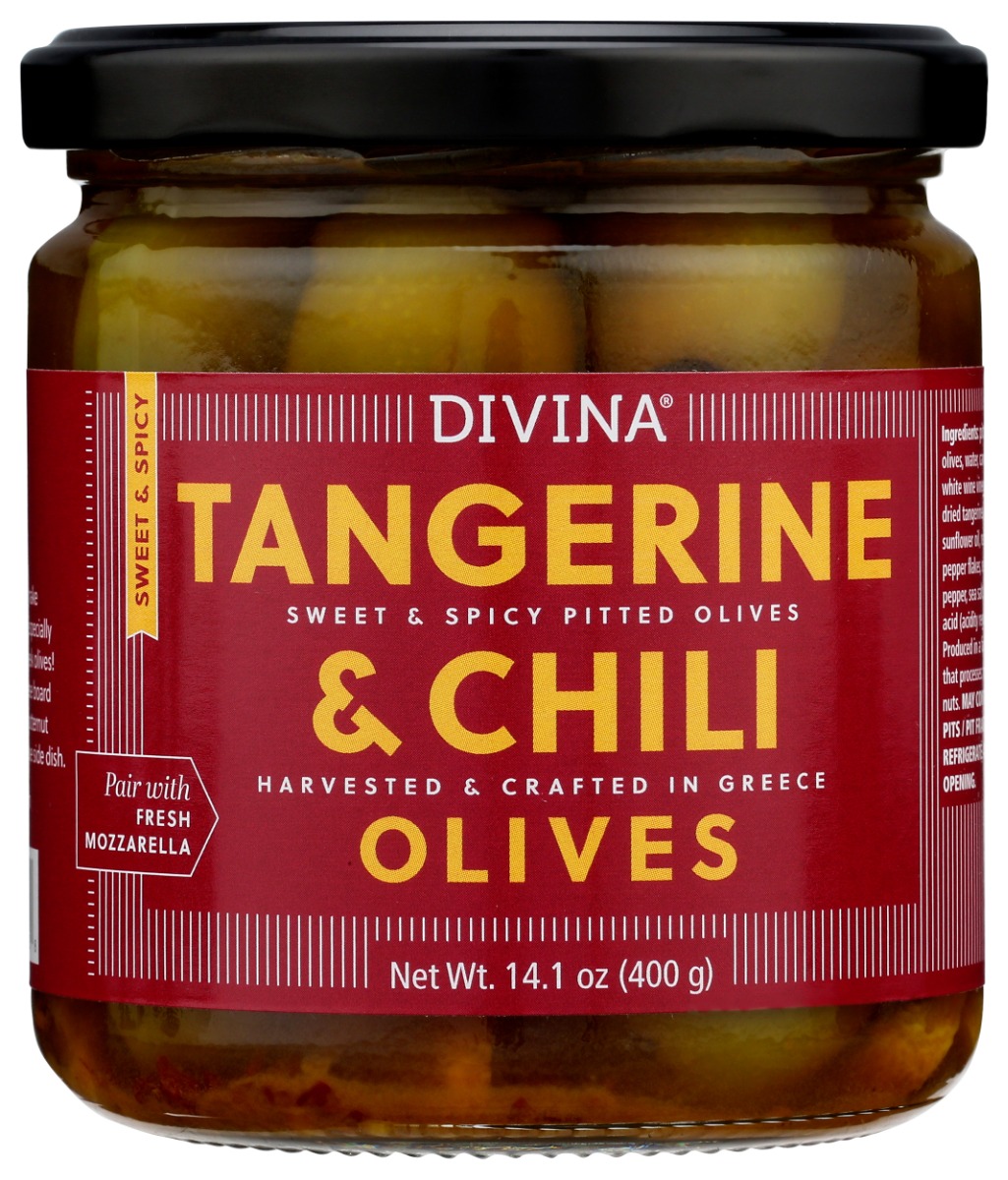 UPC 631723202138 - Divina - Tangerine & Chili Marinated Olives ...