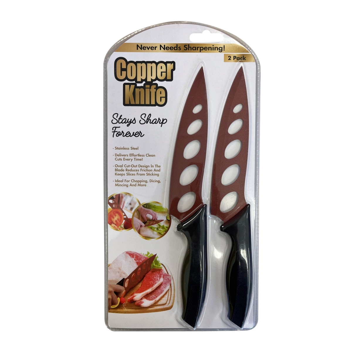 UPC 814387028102 - Copper Knife - 2 Pack. Never Needs Sharpening ...