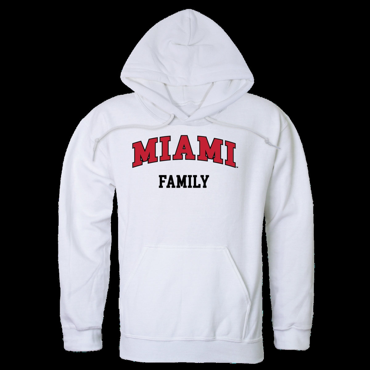 UPC 754130412348 - Miami University Ohio RedHawks Family Hoodie White ...