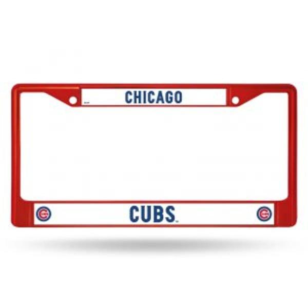 UPC 094746965792 - Chicago Cubs Anodized Red License Plate Frame ...