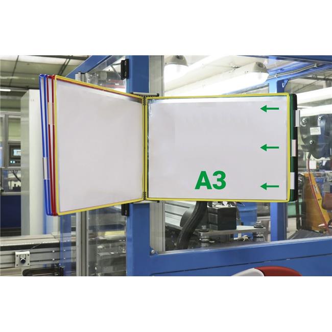 Tarifold W291A3LAN A3 Size Landscape Wall Display Unit with 10 Display ...